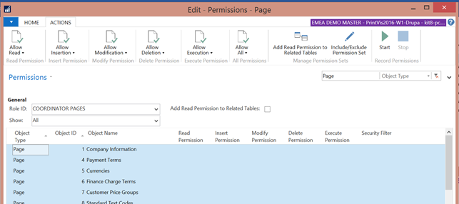 User Rights and Restrictions - PrintVis Documentation